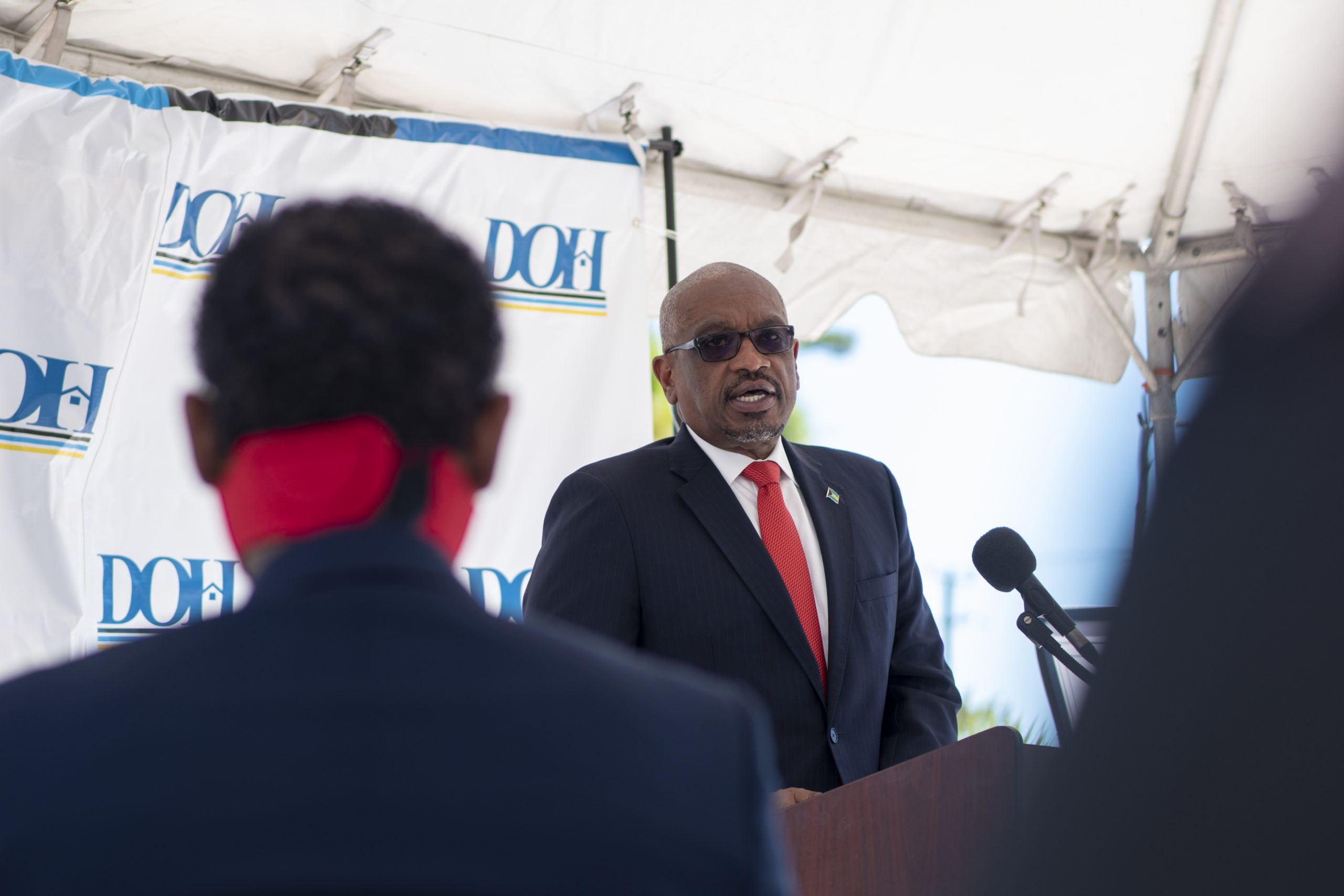 Prime Minister Minnis breaks ground on new Government Carmichael ...